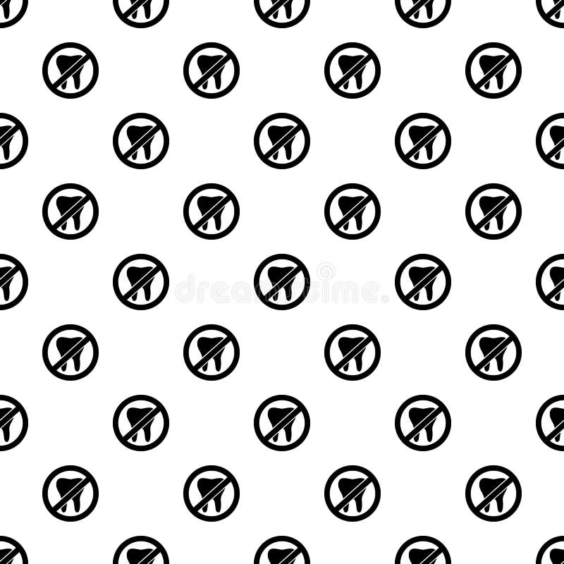 No Tooth Icon, Simple Style Stock Vector - Illustration of dentistry ...