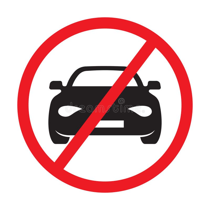 No traffic sign stock vector. Illustration of transport - 226626059
