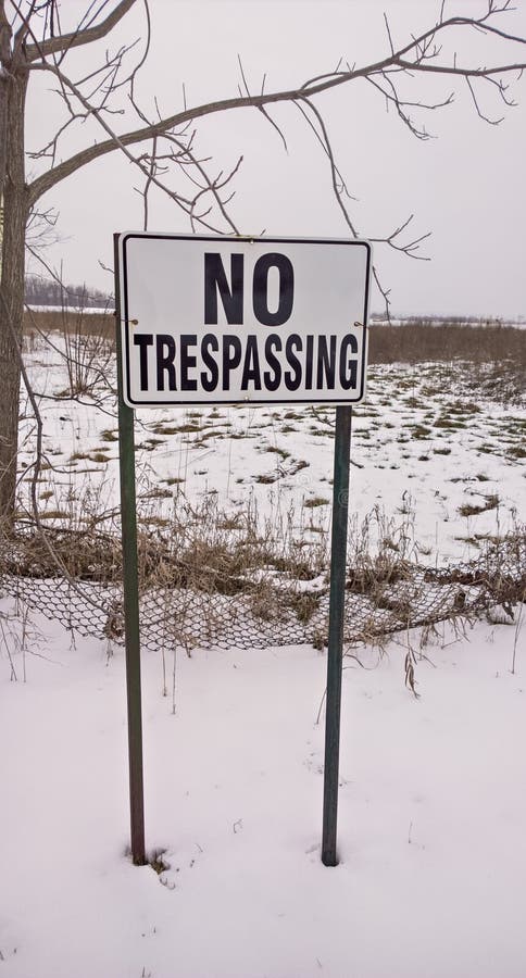 No trespass sign stock image. Image of legal, symbol - 72061163