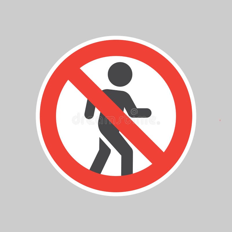 No Trespassing Ringing Red Prohibition Sign Stock Vector - Illustration ... No Trespassing Ringing Red Prohibition Sign Stock Vector - Illustration ...