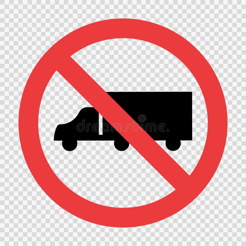 No Truck Sign