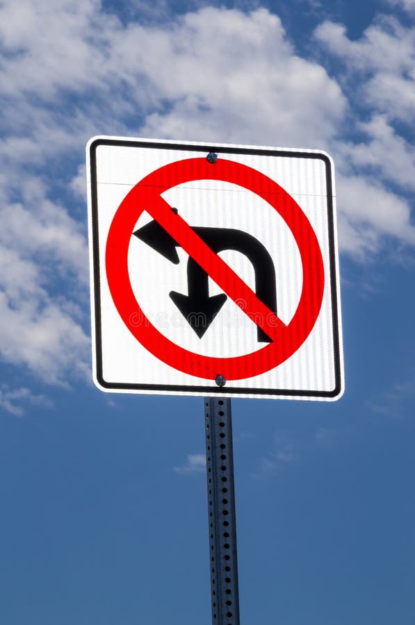No U-Turn. stock photo. Image of determined, prohibit - 44573870 No U-Turn. stock photo. Image of determined, prohibit - 44573870