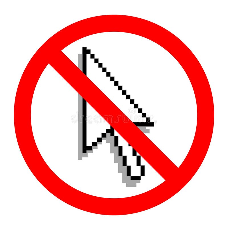 No Use Laptop, sign stock vector. Illustration of restrict - 17943056