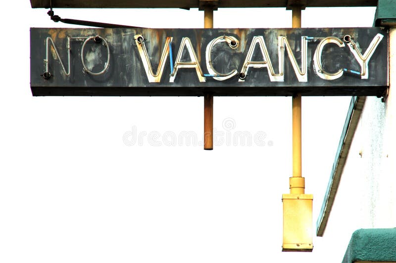 No Vacancy stock image. Image of sign, motel, carved, tourism - 3196595