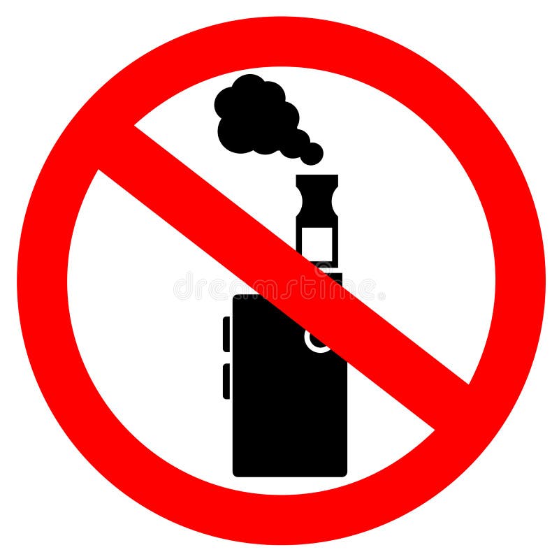 No vaping vector sign stock vector. Illustration of pipe - 164269187