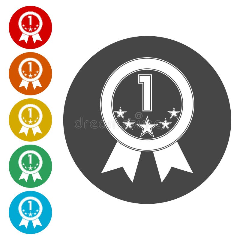 No 1 vector Icon stock vector. Illustration of coupon - 130705551