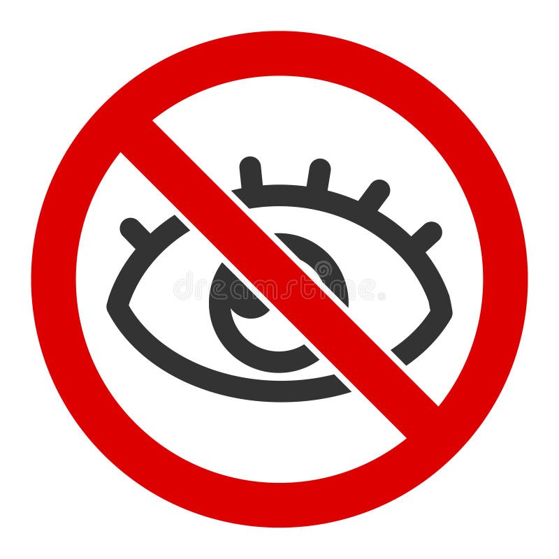 Vision Prohibition Stock Illustrations – 644 Vision Prohibition Stock ...