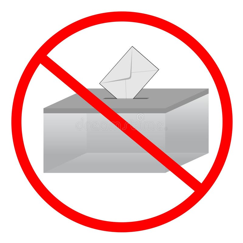 No vote stock vector. Illustration of protest, application - 19677293