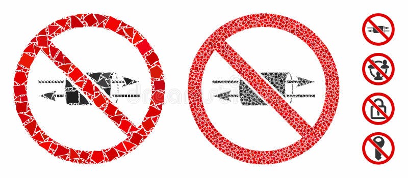 No VPN Composition Icon of Tuberous Pieces Stock Vector - Illustration ...