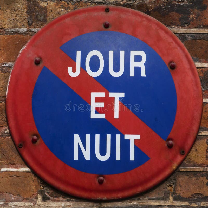 No Waiting Sign Hanging on Wall Stock Image - Image of caution, stop ...