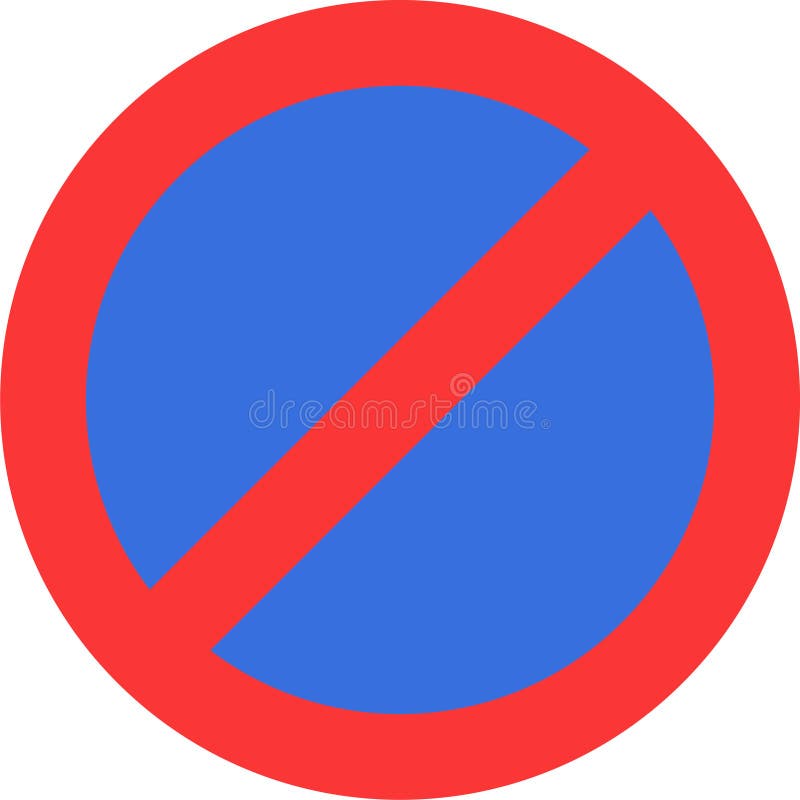 No Waiting Sign Stock Illustrations – 405 No Waiting Sign Stock ...