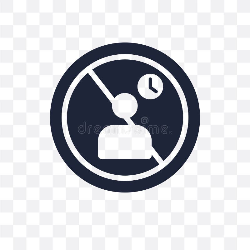 No Waiting Transparent Icon. No Waiting Symbol Design from Maps Stock ...