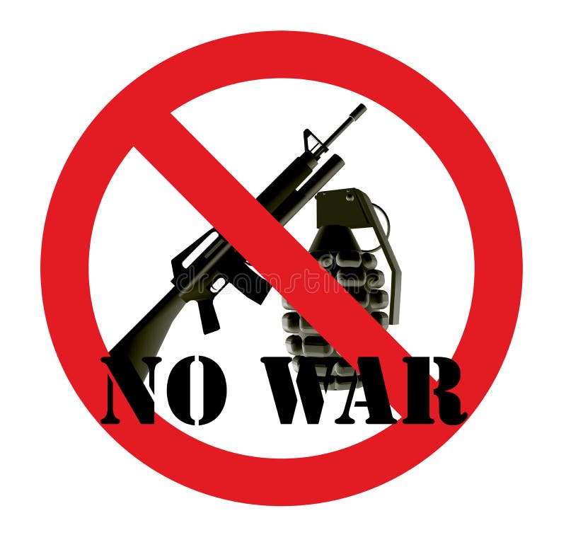 No war stock illustration. Illustration of love, danger - 4628760