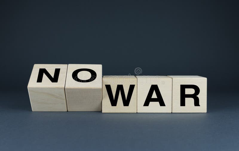No War. Concept of always Avoiding War Stock Image - Image of peace ...
