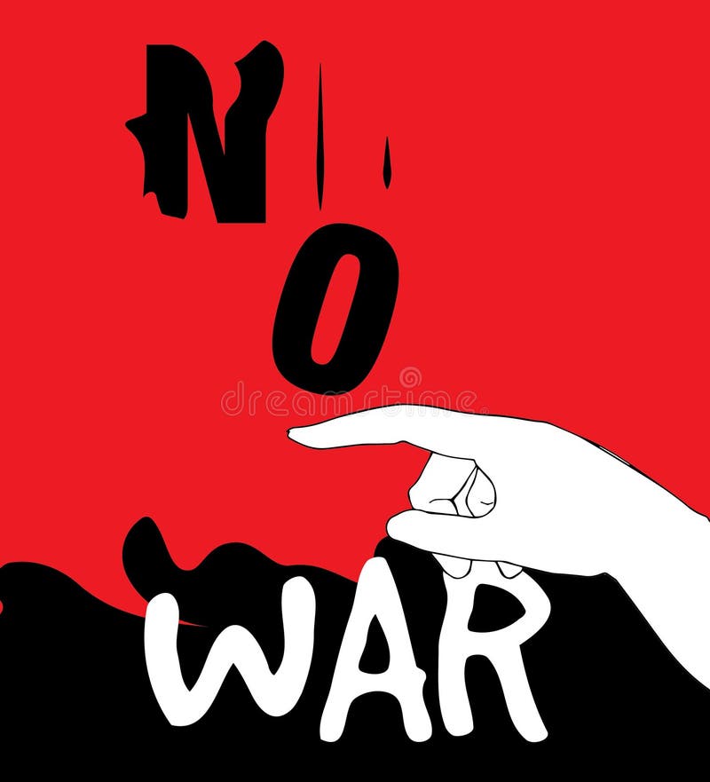 No War Poster Design stock vector. Illustration of badge - 82258251