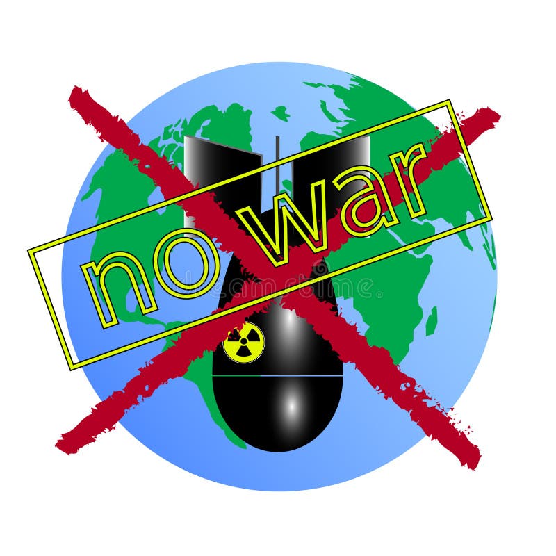 Stop The War - Peace Symbol Stock Vector - Illustration of hippie ...