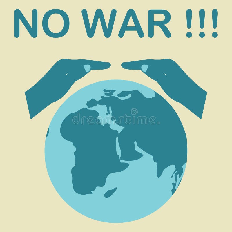No War. Vector Background Illustration. Stock Vector - Illustration of ...