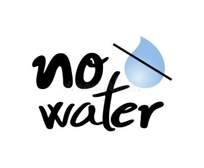 No water symbol stock vector. Illustration of undrinkable - 119633507