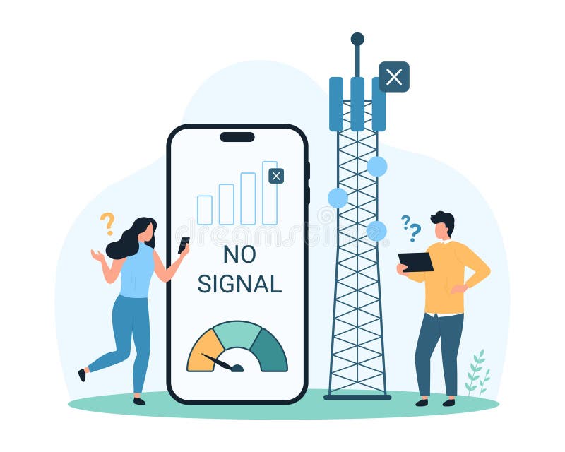 No or Weak, Offline Internet Signal, Error of Connection with Antenna ...