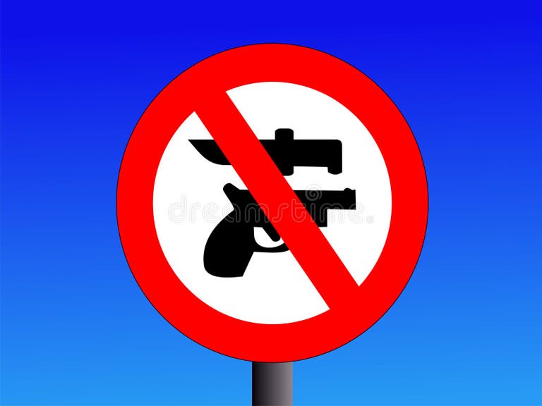 No Weapons Sign Stock Illustrations – 339 No Weapons Sign Stock ...