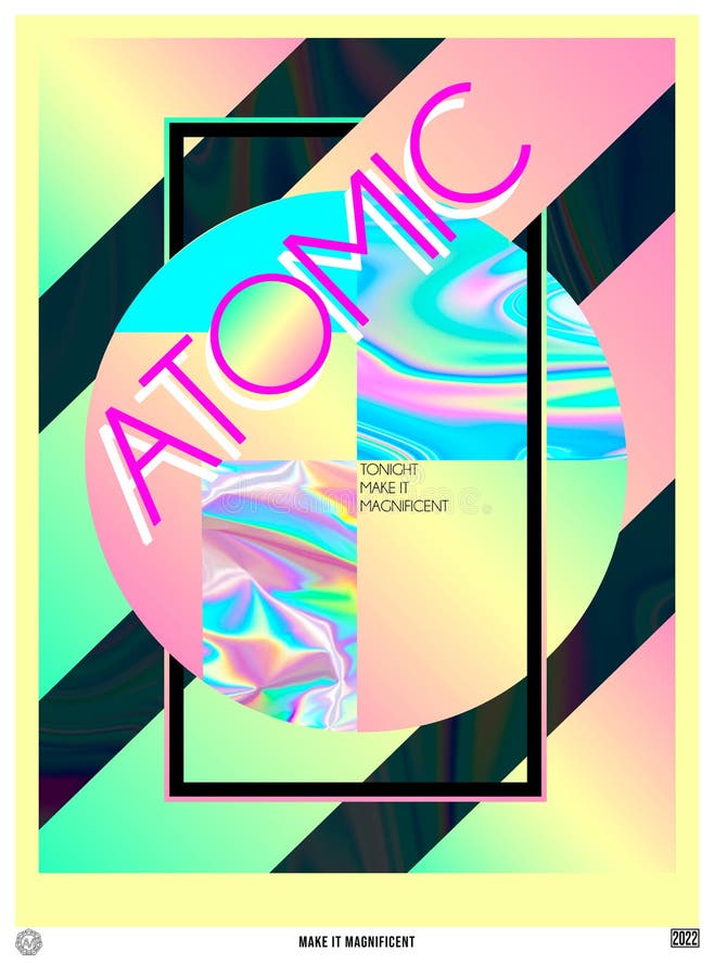 `Make it Magnificent` Wall Poster by AVII Stock Illustration ...