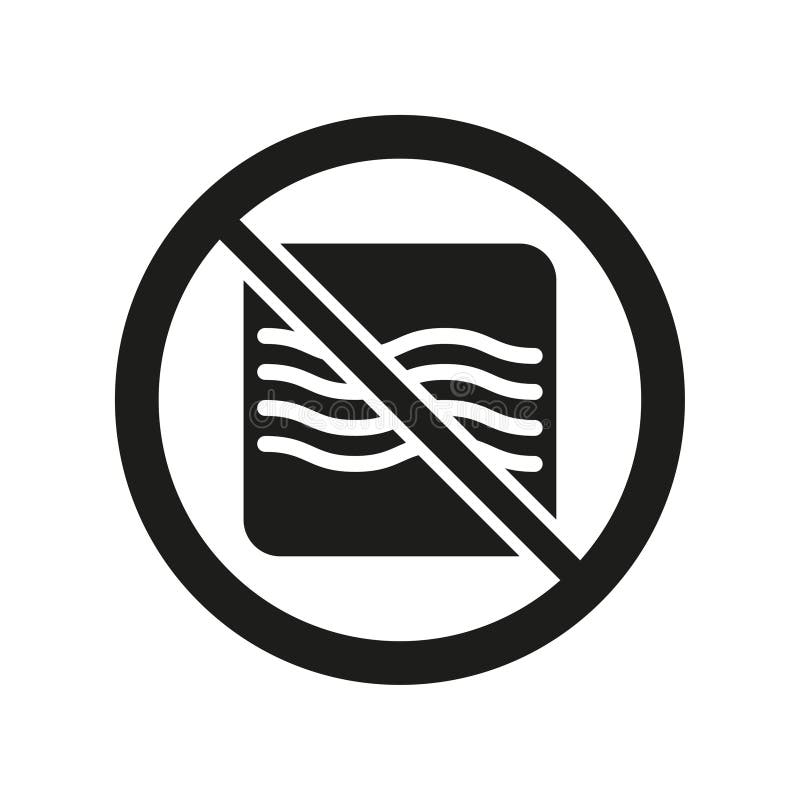 No Wind Icon. Wind Direction Icon. No Air Symbol. Wind Movement. Vector ...