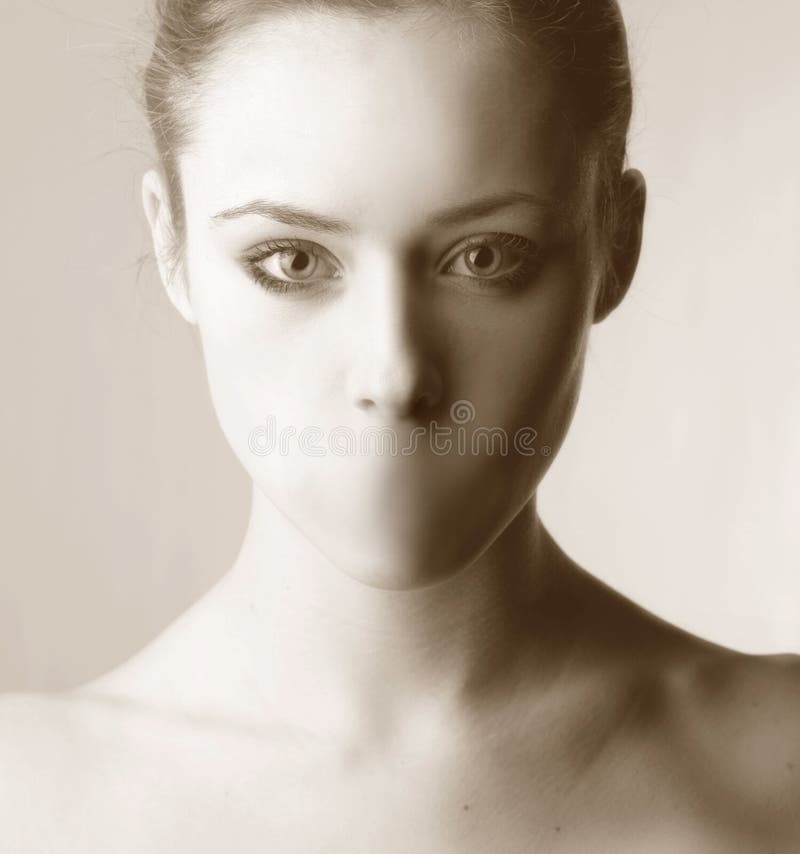 No words stock image. Image of express, lips, health, portrait - 8423771