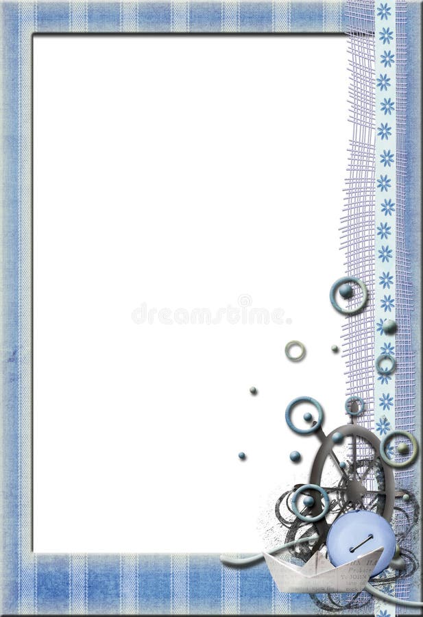 No1 azul do frame do mar ilustração stock. Ilustração de fundo - 22236904