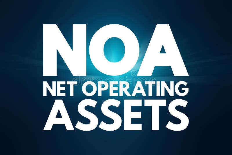 NOA - Net Operating Assets Acronym, Business Concept on Blackboard ...