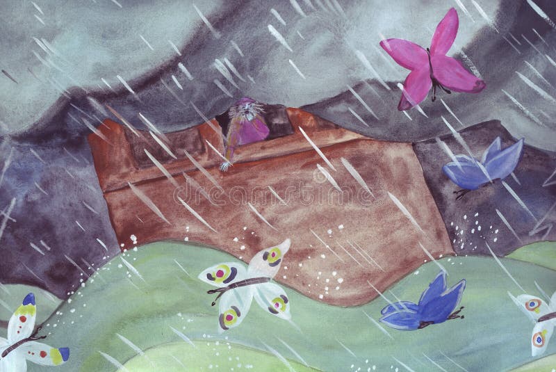 Noah na arca ilustração stock. Ilustração de arca, excepto - 13113525