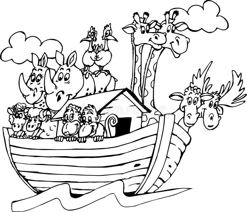 Noah s Ark stock vector. Illustration of christ, jesus - 18946401