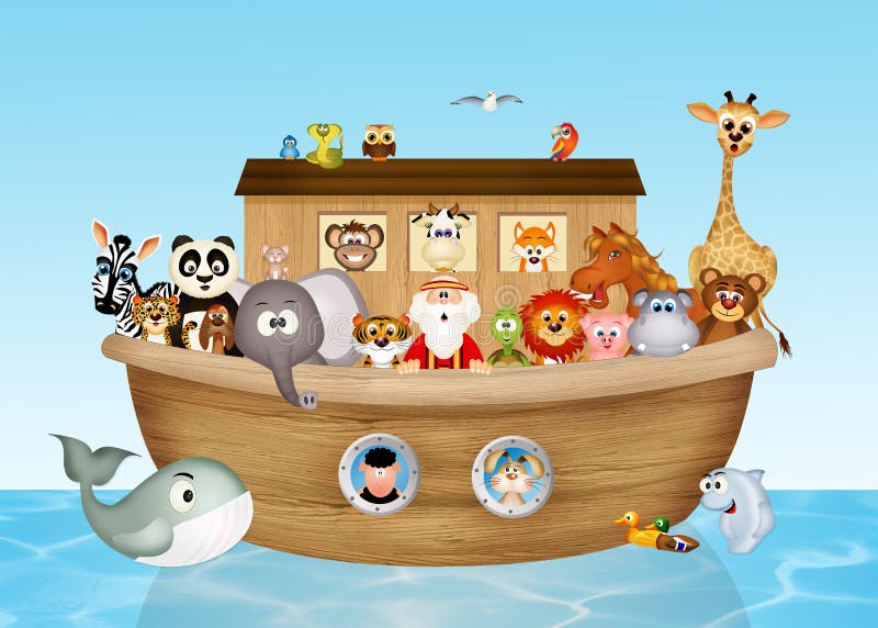 Noah s ark stock illustration. Illustration of universal - 22493289