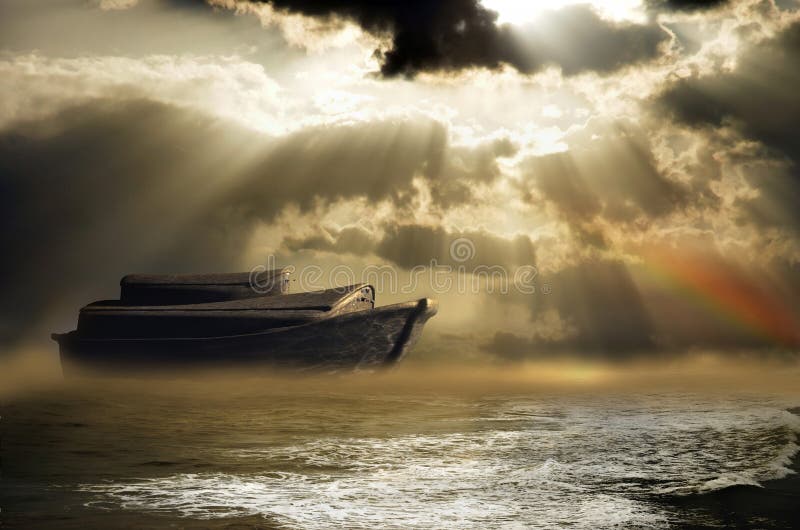 Noahs Arche stock abbildung. Illustration von strom, versprechen - 22493289