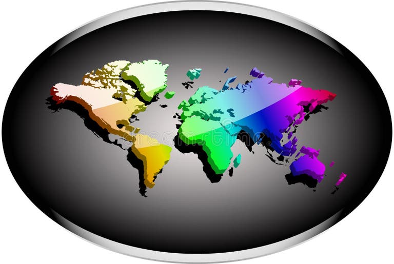 Glossy World Map Badge Stock Illustrations – 2,078 Glossy World Map ...