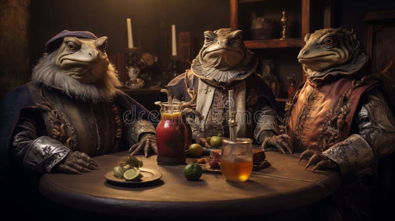 Historical Frogs Stock Illustrations – 8 Historical Frogs Stock ...