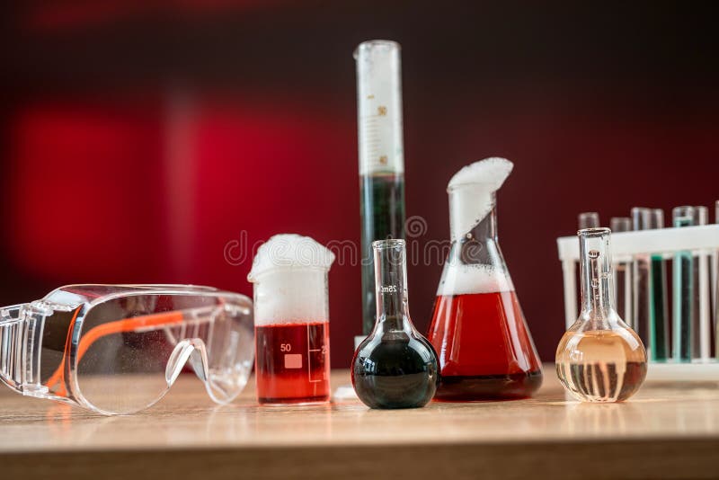 Nobody, Laboratory Experiments with Different Sizes Flasks with Liquids ...