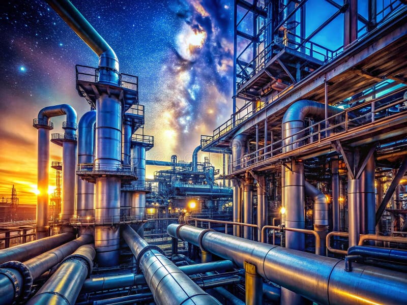 A Nocturnal View of a Complex Gas Processing Facility Exploring the ...
