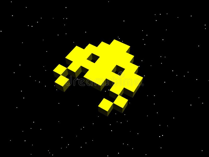 Invaders of Space editorial photo. Illustration of eighties - 12828191