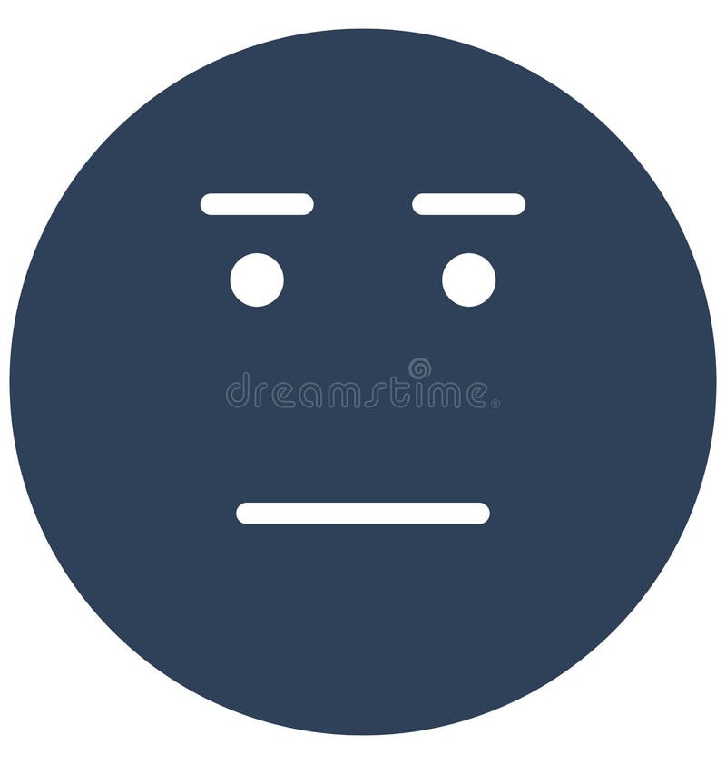 Nodding, Emoticons Vector Isolated Icon Which Can Easily Modify or Edit ...