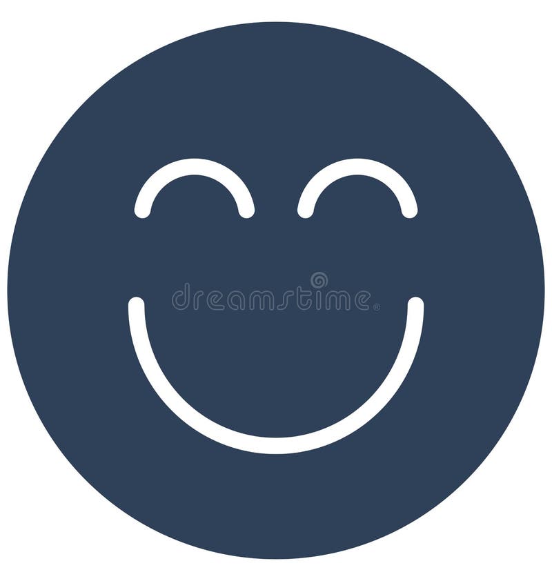 Nodding, Smile Vector Isolated Icon Which Can Easily Modify or Edit ...