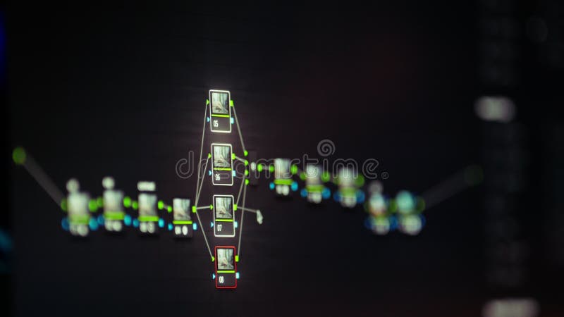 Node Color Editing Software Tools Monitor Display Studio Equipment ...