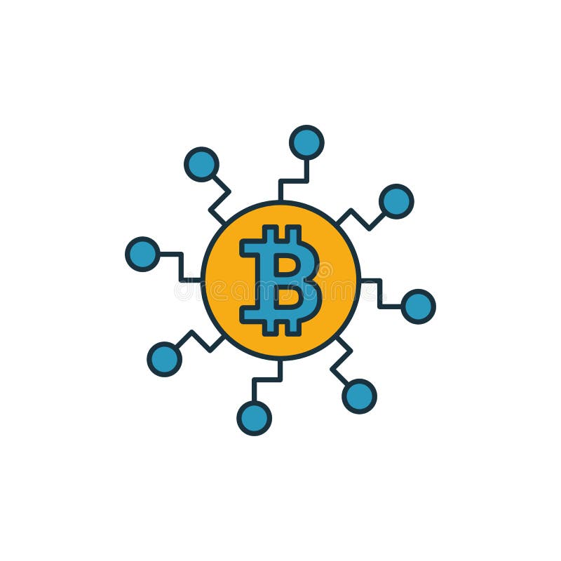 Node Icon Set. Four Elements in Diferent Styles from Crypto Currency ...