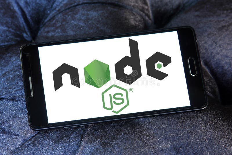 Node.js logo editorial photo. Image of emblem, developing - 102708606