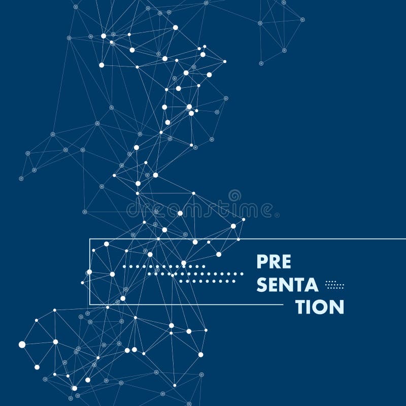 Node Molecule Structure. Geometric Modern Technology Concept. Science ...