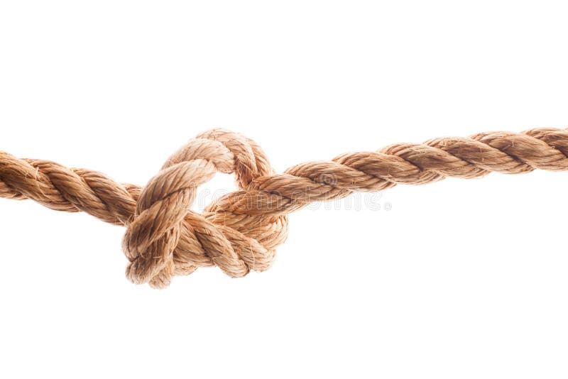 Node on the rope stock image. Image of security, cord - 30648595