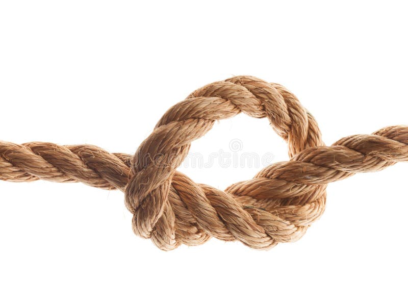 Node on the rope stock image. Image of equipment, sailing - 30679693