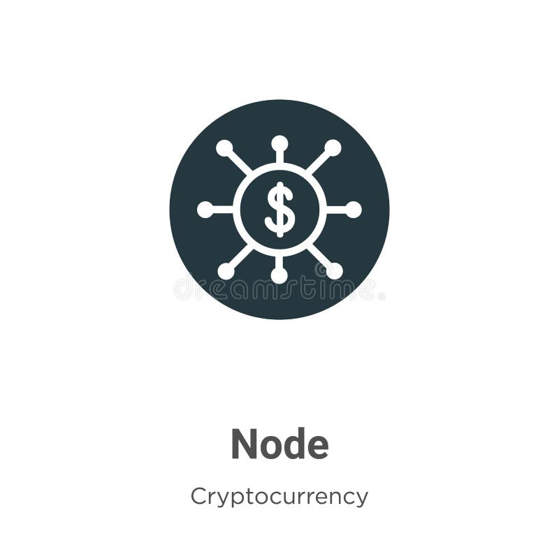 Node Vector Icon on White Background. Flat Vector Node Icon Symbol Sign ...