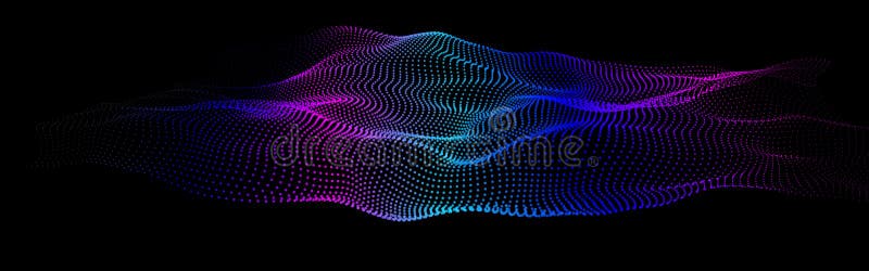 Node Waveform Topology. Infinity Hud Big Data Vibrate Stock Vector ...