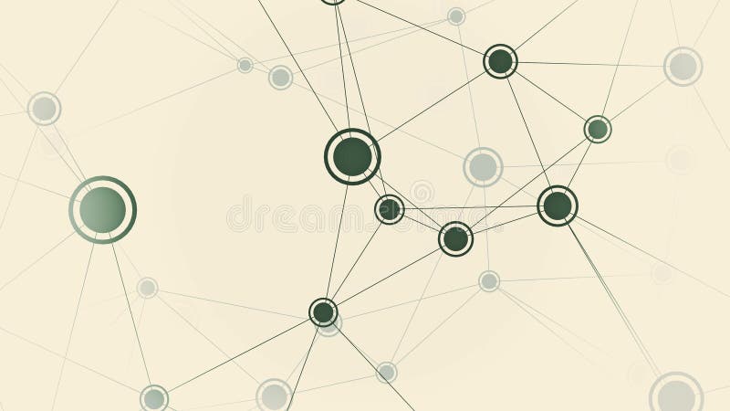 Points of Network. Conceptual Illustration Stock Illustration ...