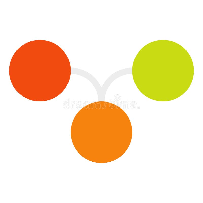 Nodes Circles with Connections. Interconnected Circles Infographics ...